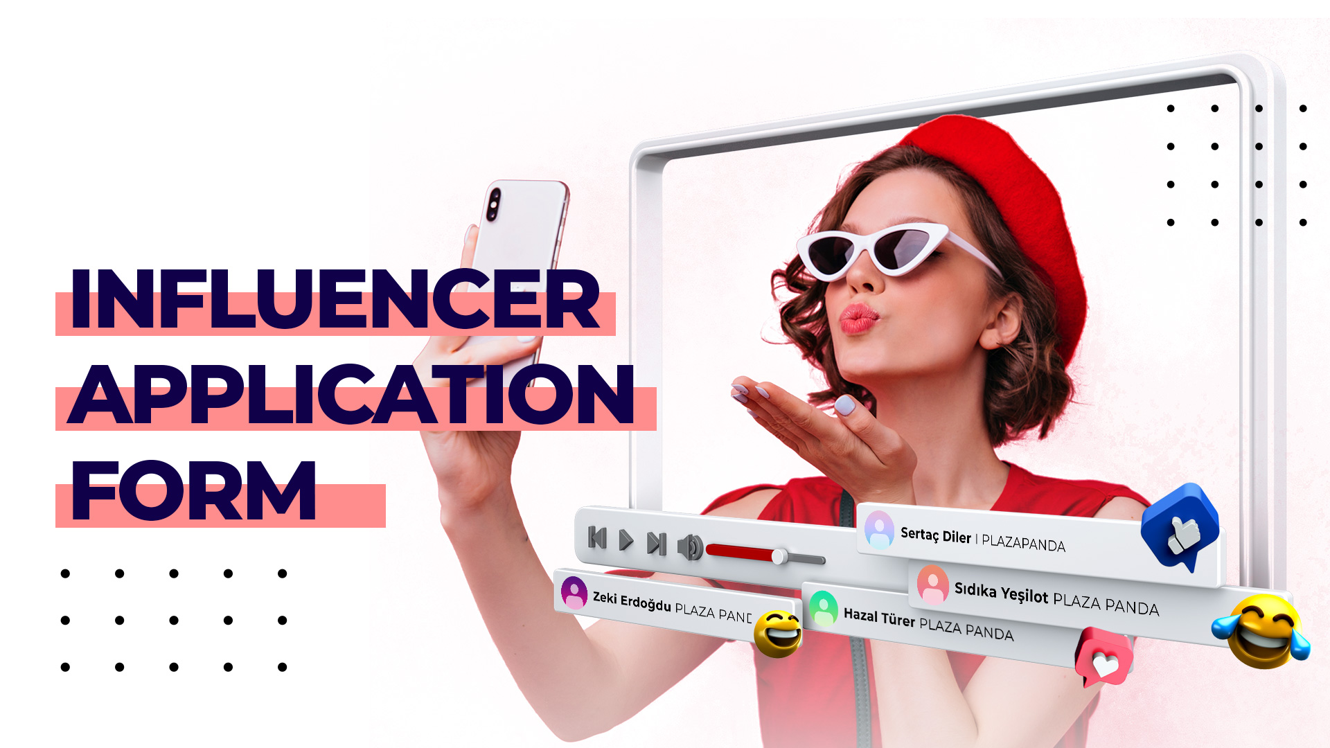 Influencer Application Form - PLAZAPANDA